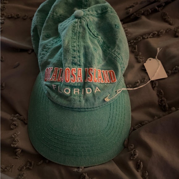 alvins is | Accessories | Okaloosa Island Green Cap | Poshmark